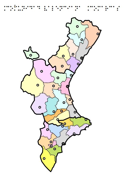 Comunidad Valenciana. Comarcas — weonce