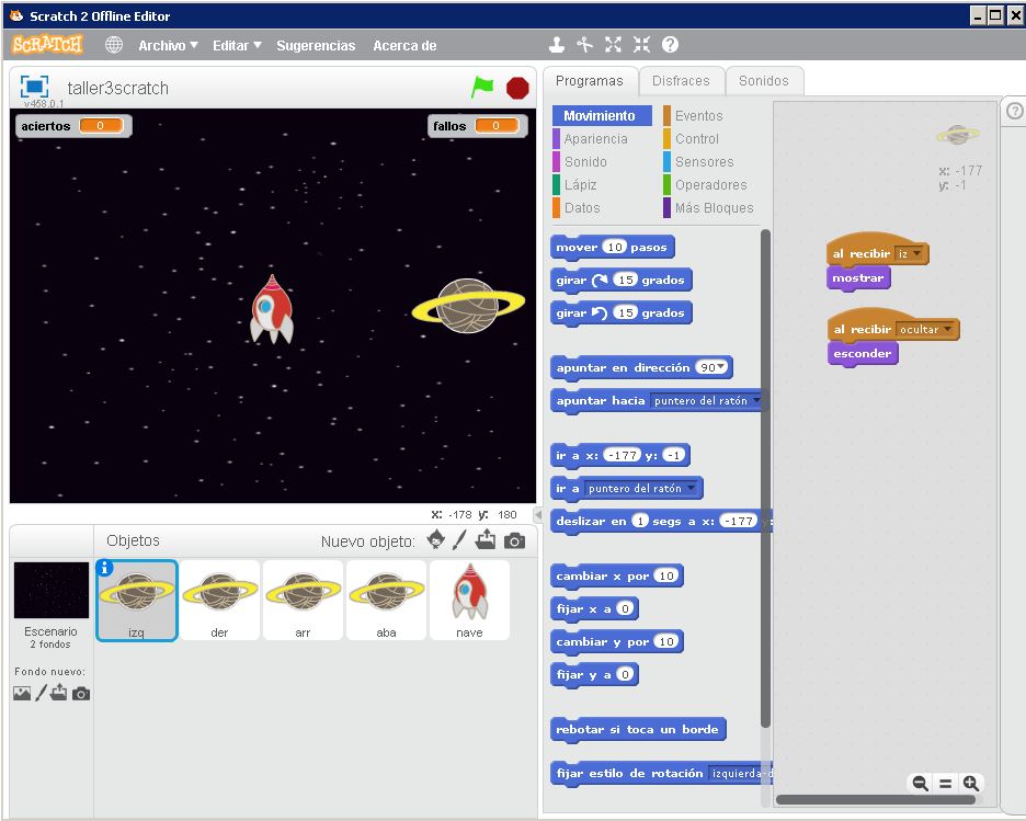 Actividades Scratch Tifloinnova 2017 — weonce